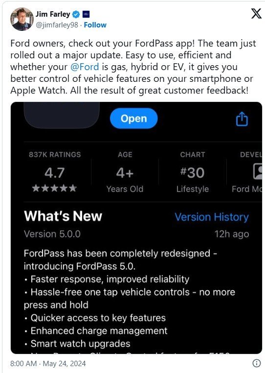 FordPass 5.0 Update Features Substantial Changes - Ford Motor Company ...